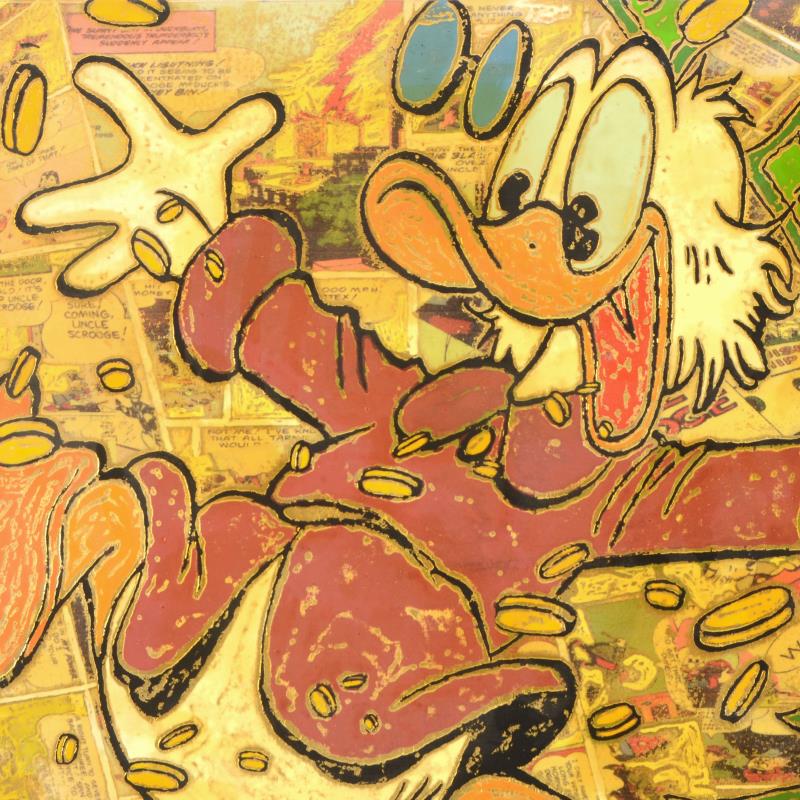 Allyson Vought, "Scrooge McDuck" Mixed Media on Gallery Box with Letter ...