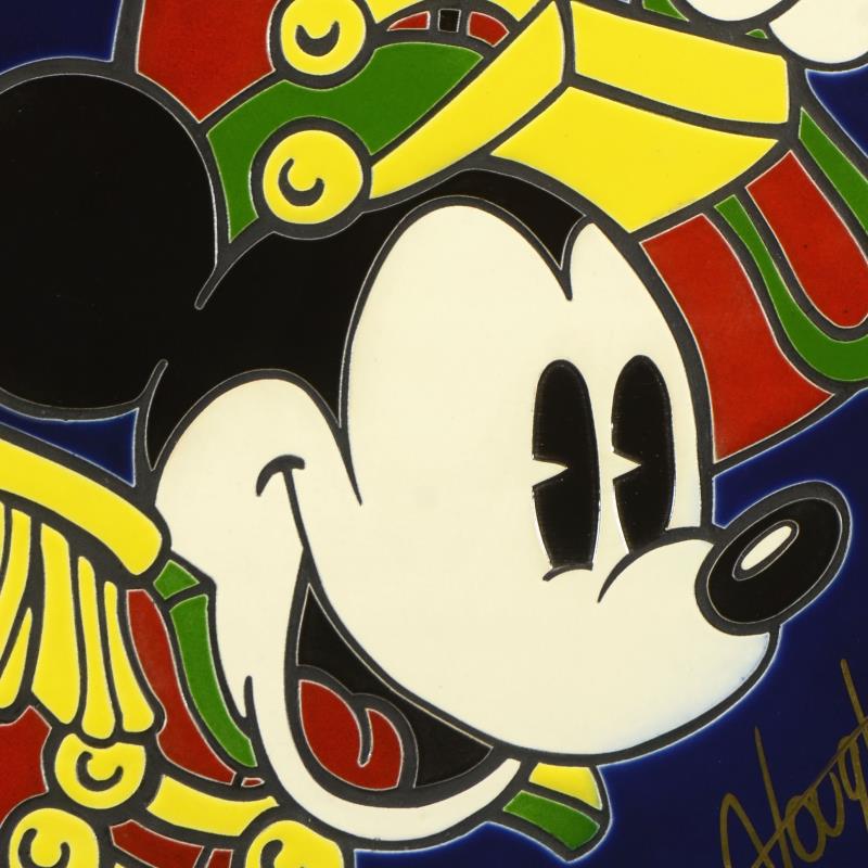 Allyson Vought, "Mickey Band Leader" Ceramic Tile, Hand Signed with ...