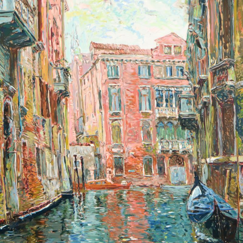 Marco Sassone, "Venice" Limited Edition Serigraph (38" x 43"), Numbered ...