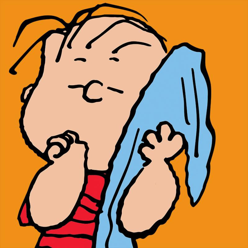 Peanuts, "Linus: Orange" Hand Numbered Limited Edition Fine Art Print ...