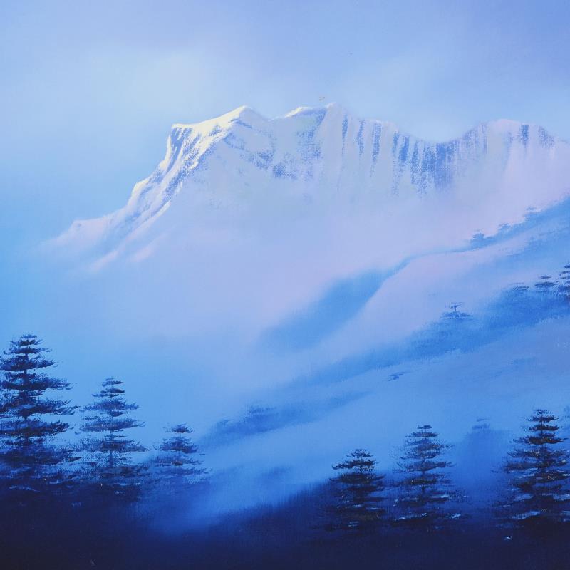 Richard Leung, "Snow Mountain" Hand Embellished Limited Edition on ...