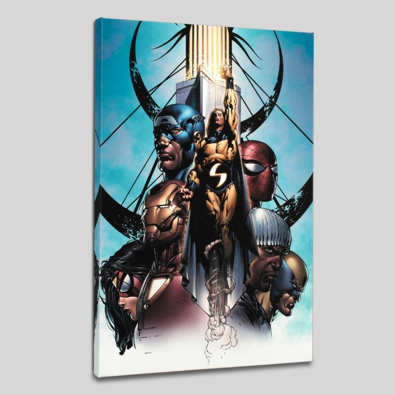 Marvel Comics "New Avengers #10" Numbered Limited Edition Canvas by ...