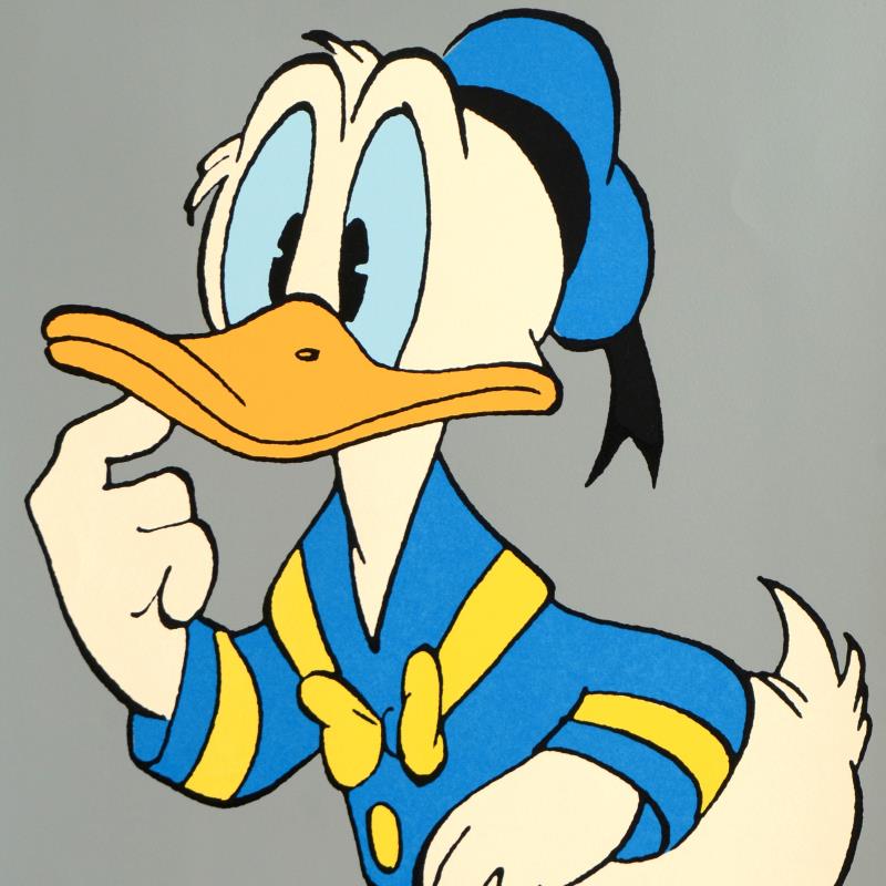 "Donald Duck" Disney Serigraph, with Letter of Authenticity. | Property ...