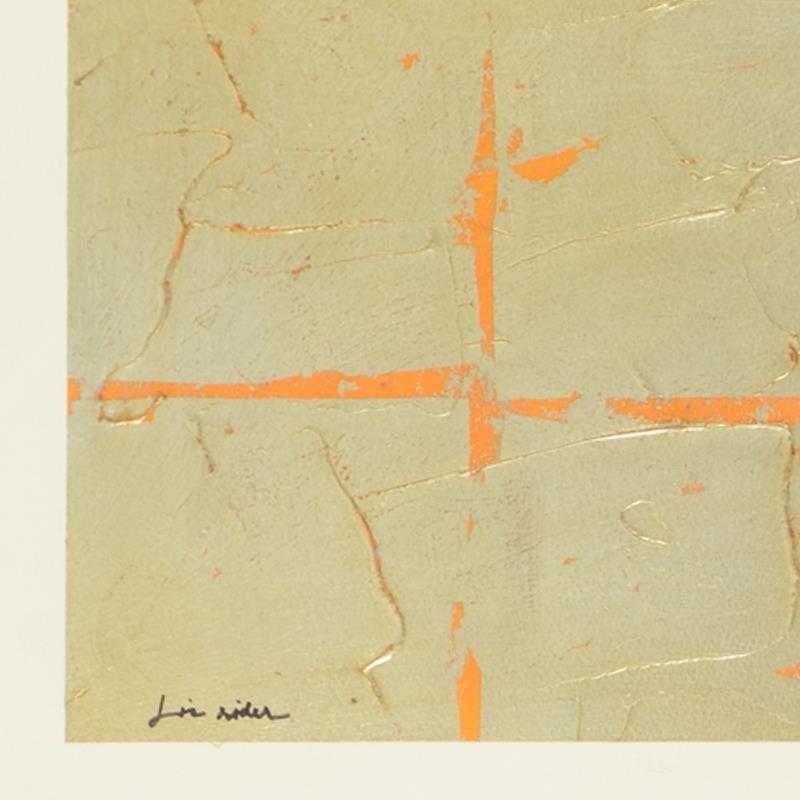 Liz Rider, "Aperture" Original Mixed Media, Hand Signed with Letter of ...