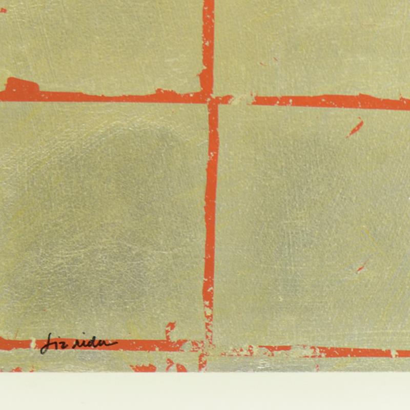 Liz Rider, "Aperture" Original Mixed Media, Hand Signed with Letter of ...