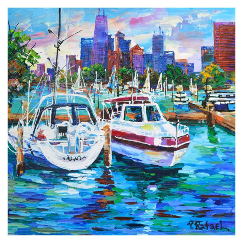 Yana Rafael, "A Dream Come True" Hand Signed Original Painting on ...