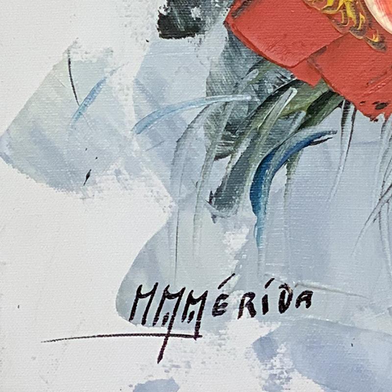 Manuel Munoz Merida (1920-2010), Original Oil Painting on Canvas, Hand ...