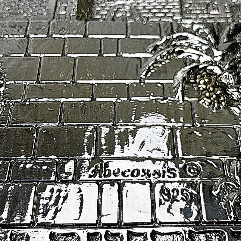 Raphael Abecassis, "Jerusalem" Sterling Silver Electroform Sculpture ...