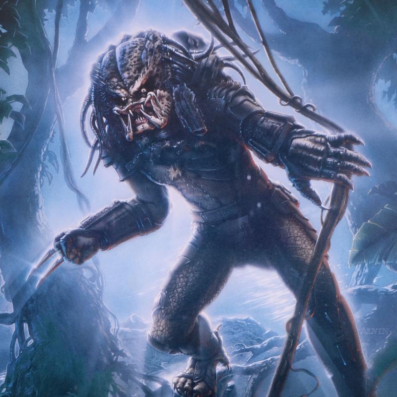John Alvin "Predator" Licensed Limited Edition Collectible Lithograph ...