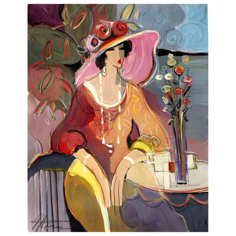 Isaac Maimon, "Tatiana & The View" Hand Signed Original Acrylic ...