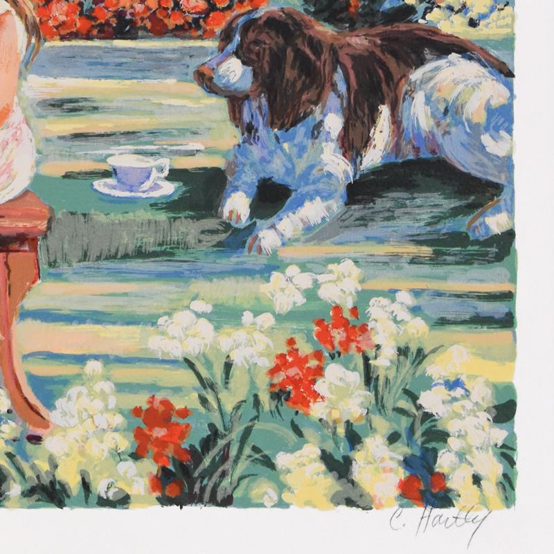 Corinne Hartley, "Tea for Four" Hand Embellished Limited Edition ...