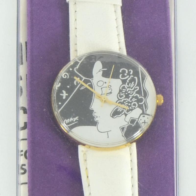 Vintage Peter Max "Profile" Watch with Original Packaging and Paperwork ...