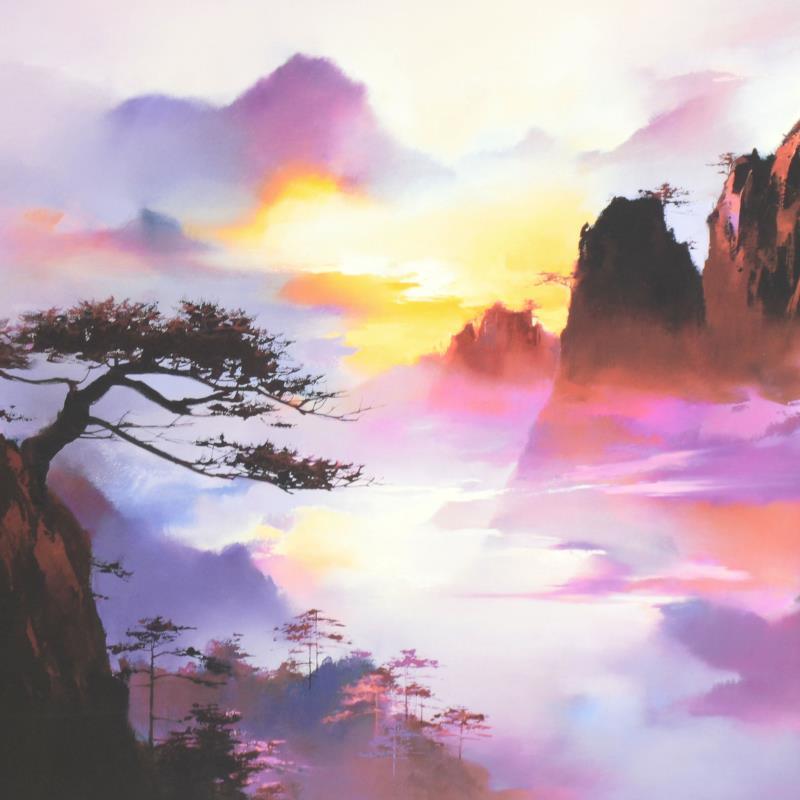 H. Leung, "Approach of Night" Limited Edition, Numbered and Hand Signed ...
