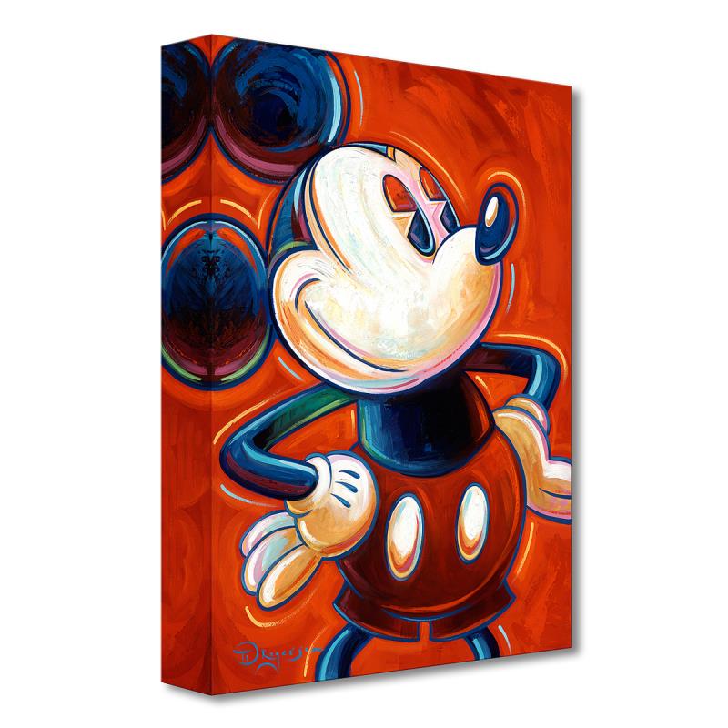Tim Rogerson, "Modern Mickey Red" Limited Edition Canvas from the ...