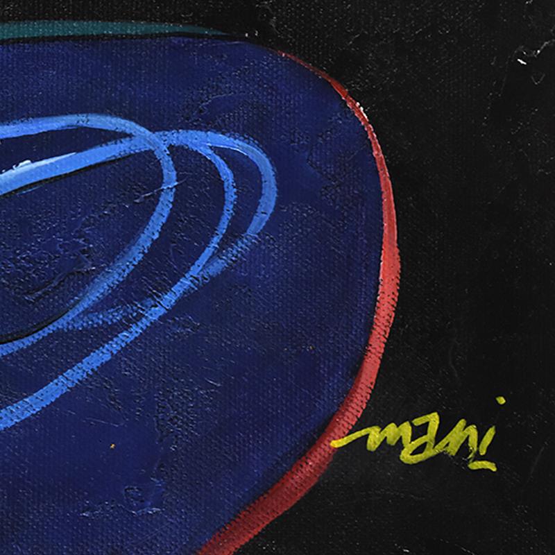 Mani, Original Oil Painting on Canvas (50" x 36"), Hand Signed with ...