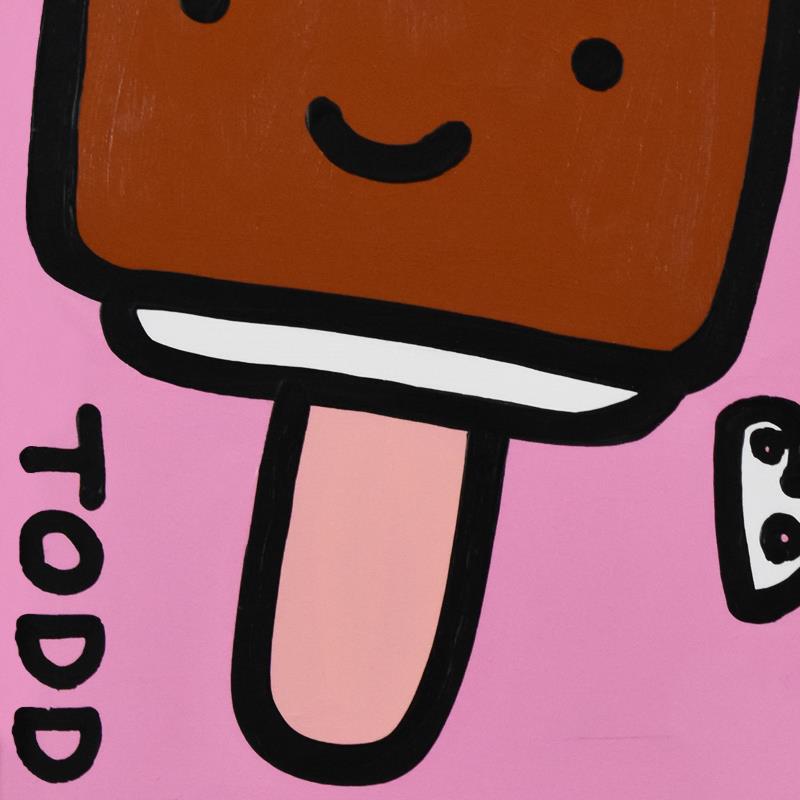 Todd Goldman, "Bite Me" Framed Original Acrylic Painting on Canvas ...