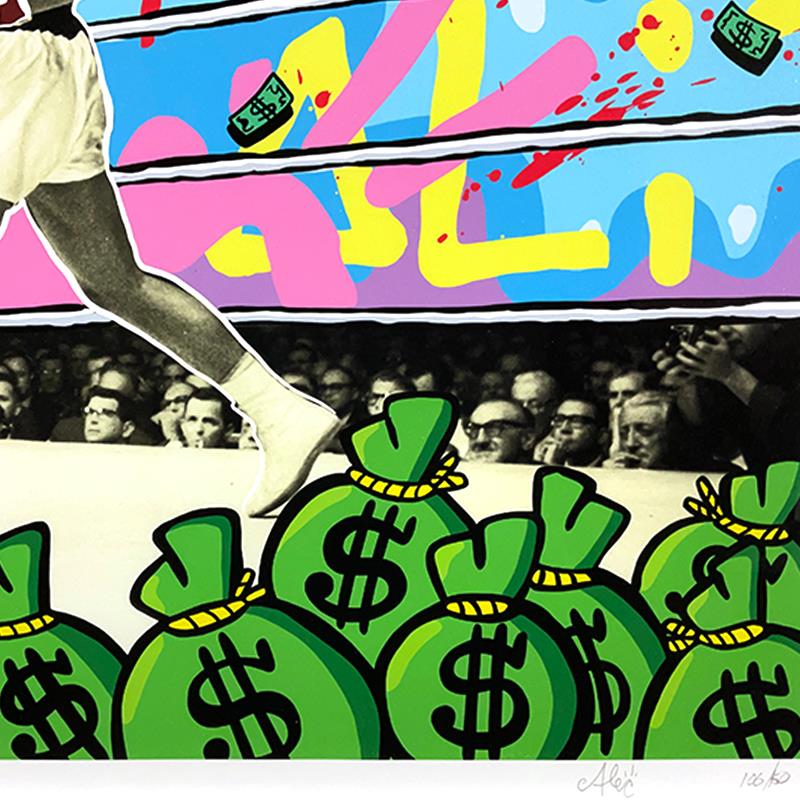 Alec Monopoly, "Ali #3" Framed Limited Edition, Numbered 106/150 and ...