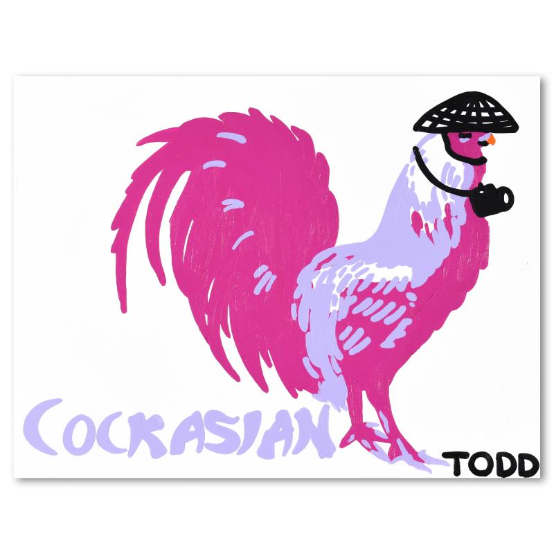 EXPLICIT CONTENT Todd Goldman Original Painting (inappropriate content). | Property Room