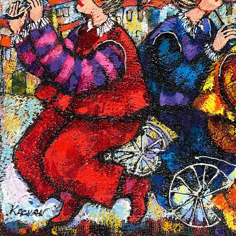 Michael Kachan Hand Signed Original Painting on Canvas with Letter of ...