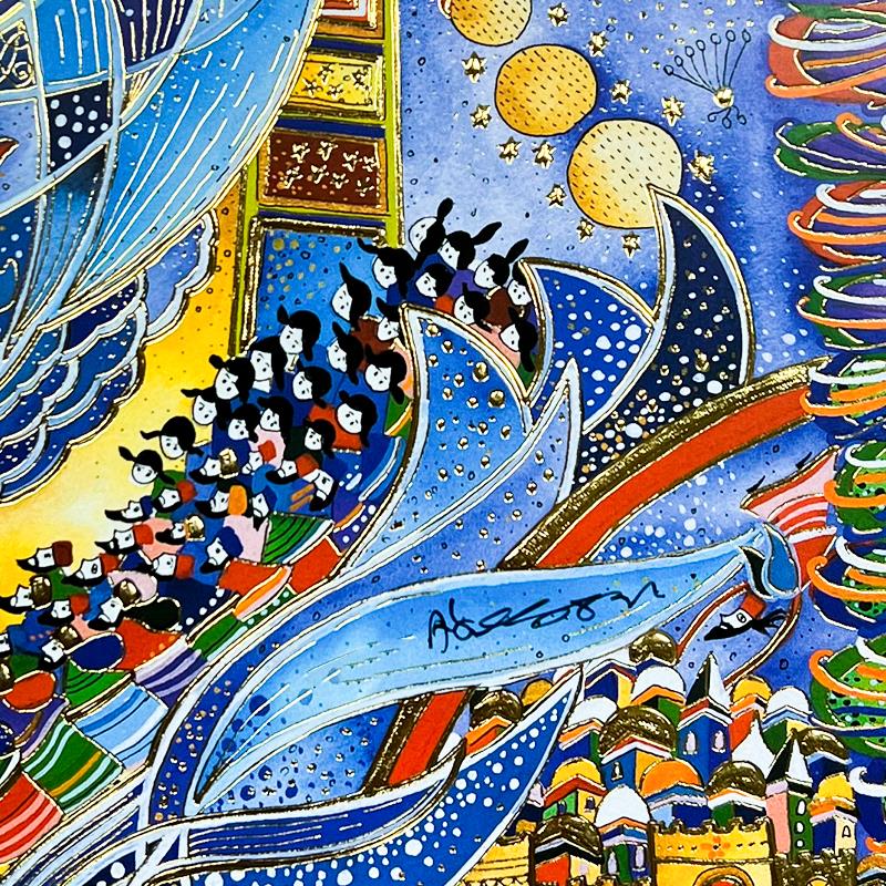 Rafael Abecassis, "Exodus I" Hand Signed, Numbered Limited Edition ...