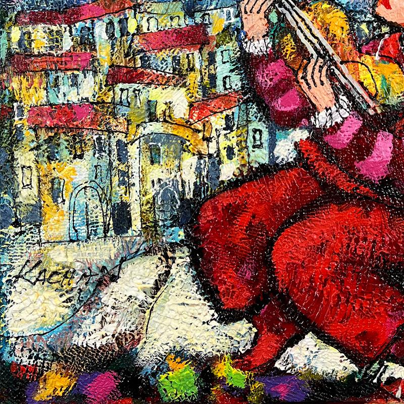 Michael Kachan Hand Signed Original Painting on Canvas with Letter of ...