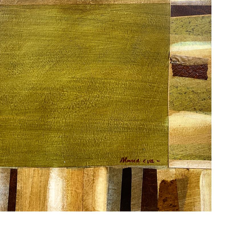 Maria Eva, "Pathways" Original Mixed Media, Hand Signed with Letter of ...