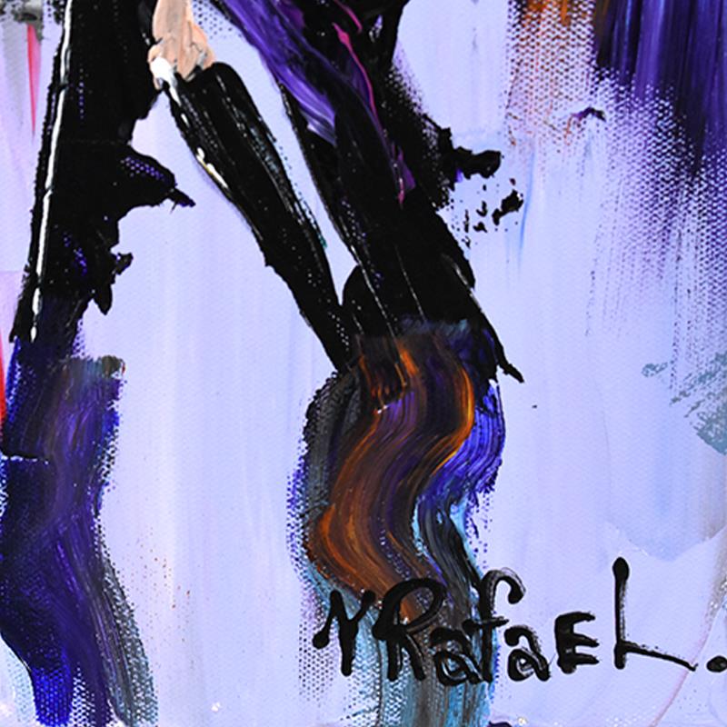 Yana Rafael, "Rolls Royce Rouge" Original Acrylic Painting on Canvas ...