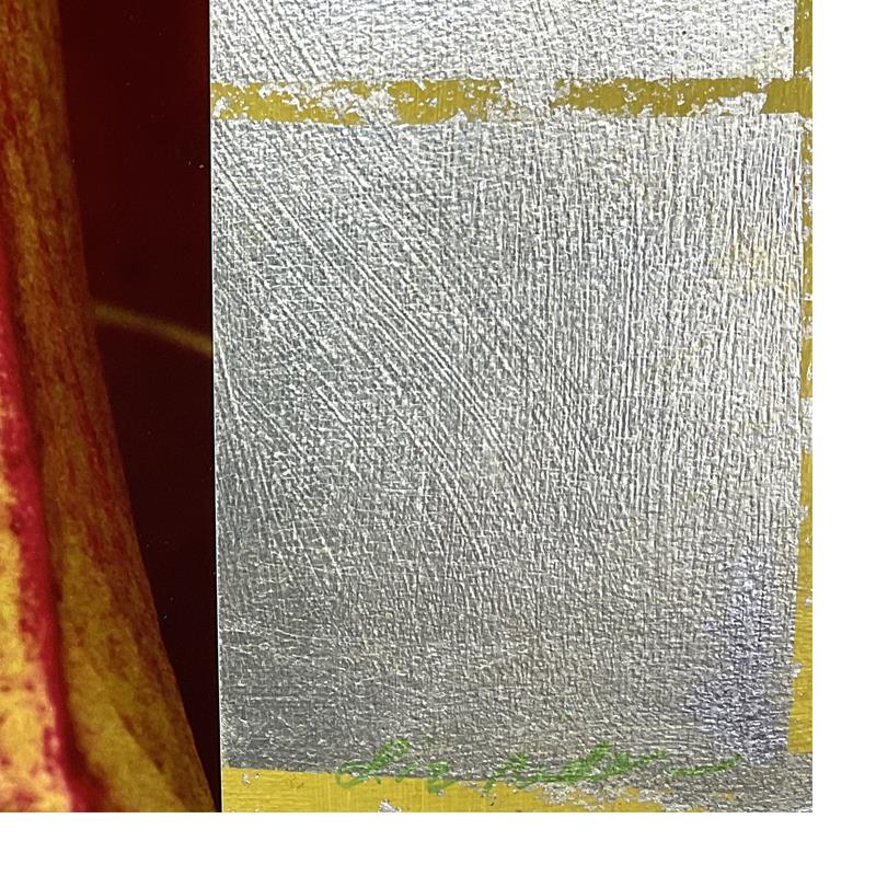 Liz Rider, "Aperture" Original Mixed Media, Hand Signed with Letter of ...