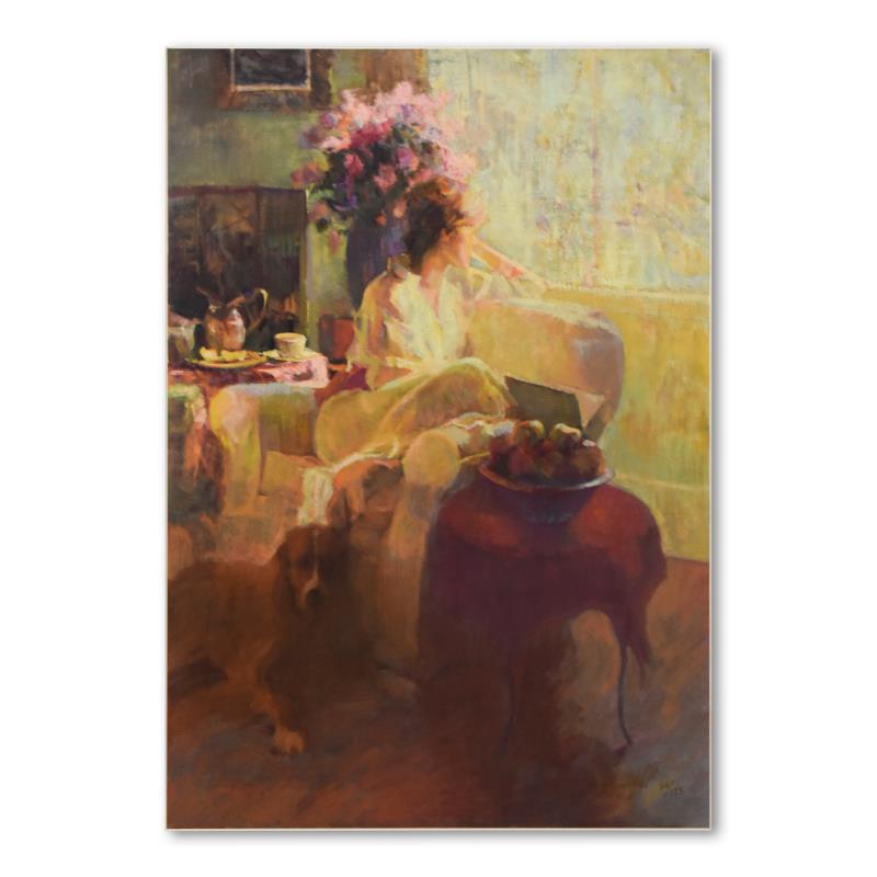 Don Hatfield, "Day Dreaming" Limited Edition on Clayboard, Numbered 72/ ...