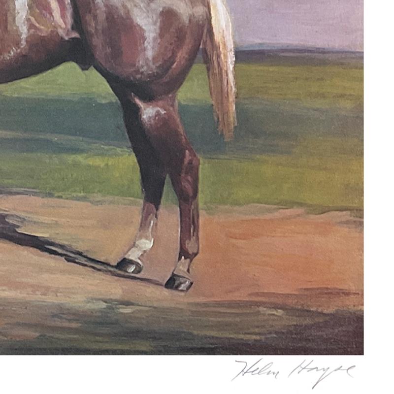 Helen Hayse, "Quaterhorse" Limited Edition Lithograph, Numbered 302/500 ...