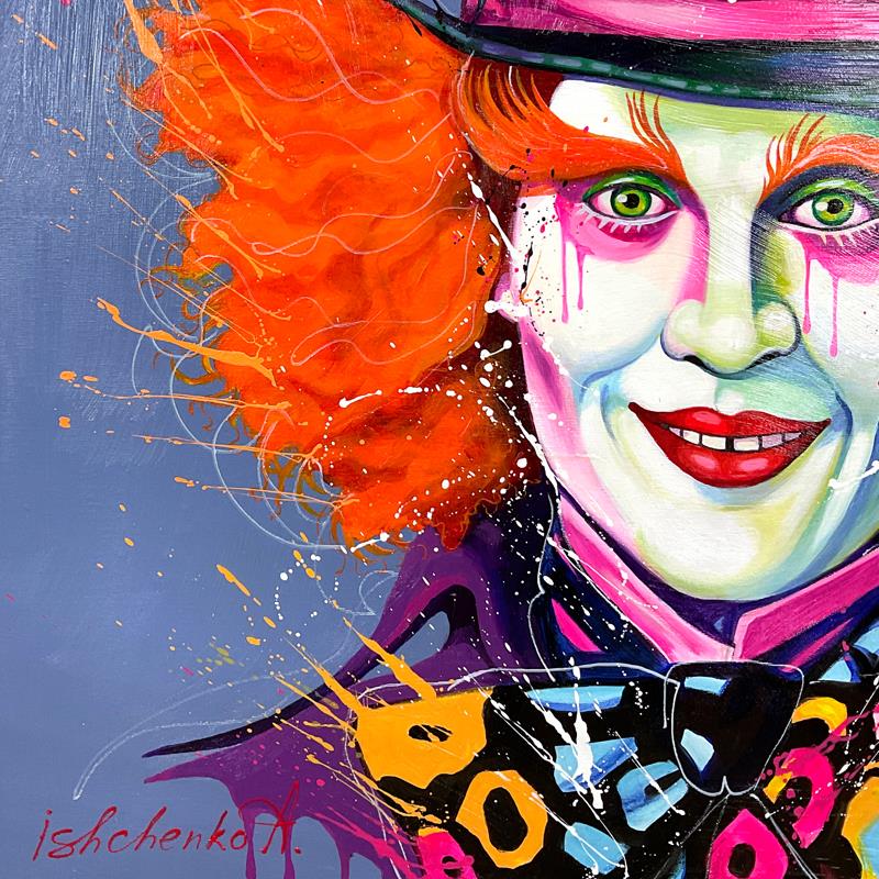 Alexander Ishchenko, "Willy Wonka" Original Acrylic Painting on Canvas ...