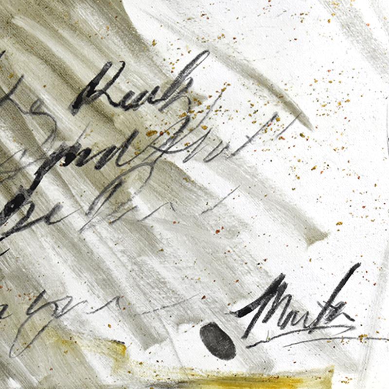 Marta Wiley, Original Mixed Media Painting on Canvas (40" x 40"), Hand ...