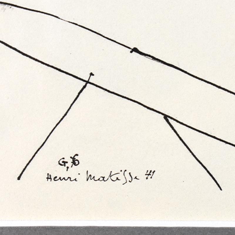 Pierre Henri Matisse (1869-1954), Framed Lithograph, Plate Signed with ...