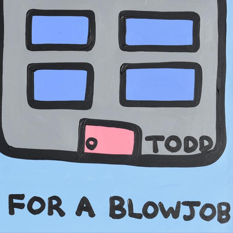 EXPLICIT CONTENT Todd Goldman Original Painting (inappropriate content). | Property Room