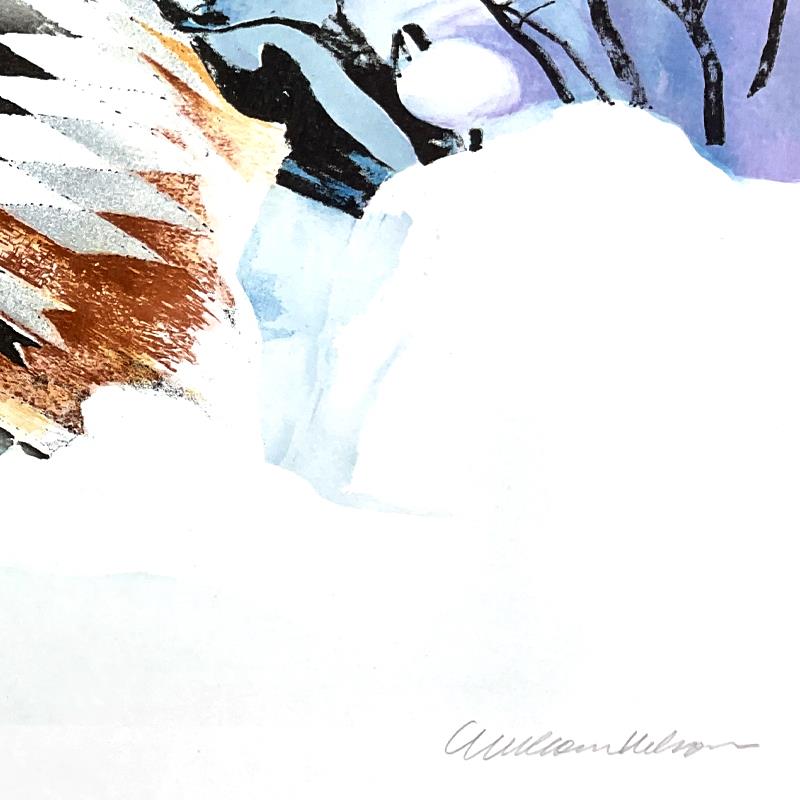 William Nelson, "Diggin In" Limited Edition Lithograph, Numbered 203/ ...