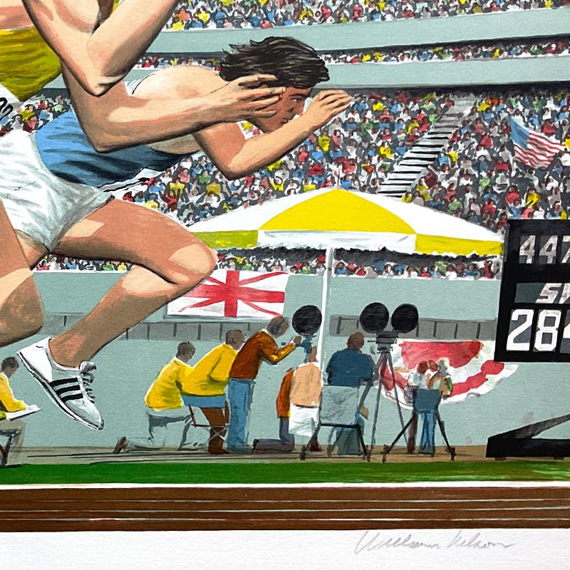William Nelson, "Bruce Jenner 100 M Dash" Limited Edition Lithograph ...