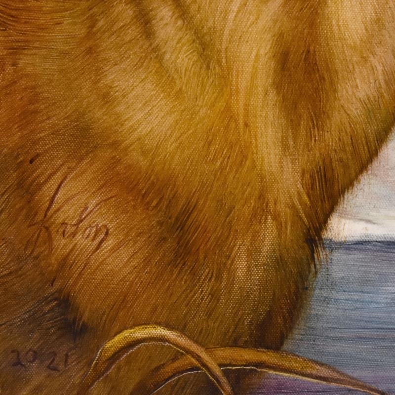 Martin Katon, "He Sees Her" Original Oil Painting on Canvas, Hand ...