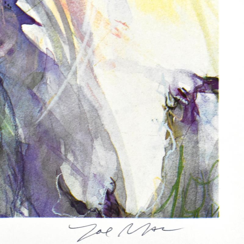 Zoe Mac, "Bridal Bouquet" Limited Edition Lithograph, Numbered and Hand ...