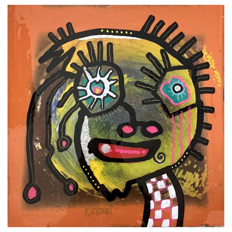 Paul Kostabi, "The Truth of Happiness 2022 Oil" Hand Signed Original ...