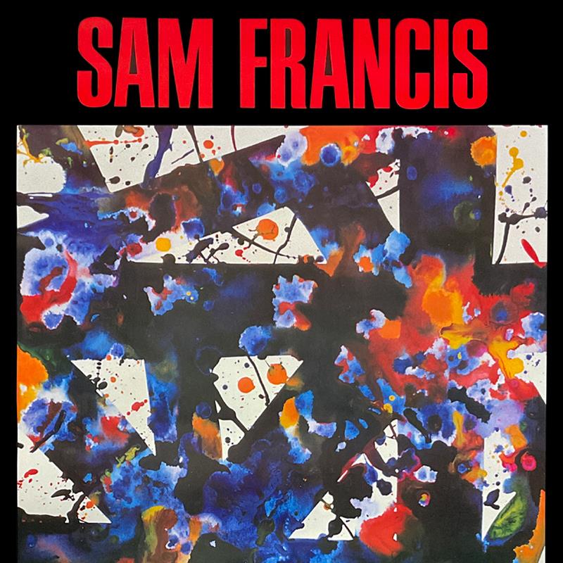Sam Francis (1923-1994), "Paintings and Drawings" 1979 Vintage Poster ...