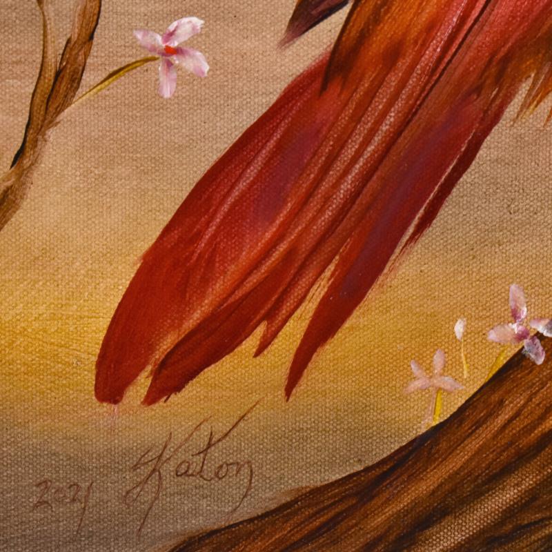 Martin Katon, "Cardinal with a Secret" Original Oil Painting on Canvas ...