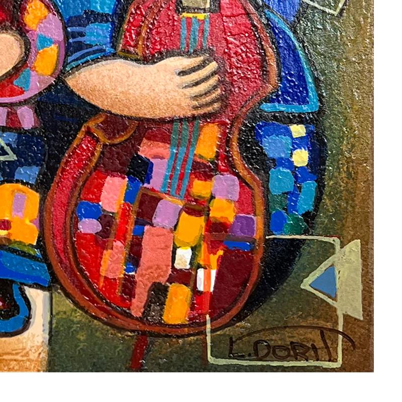 Dorit Levi, "The Trio of the Night" Limited Edition Serigraph, Hand ...