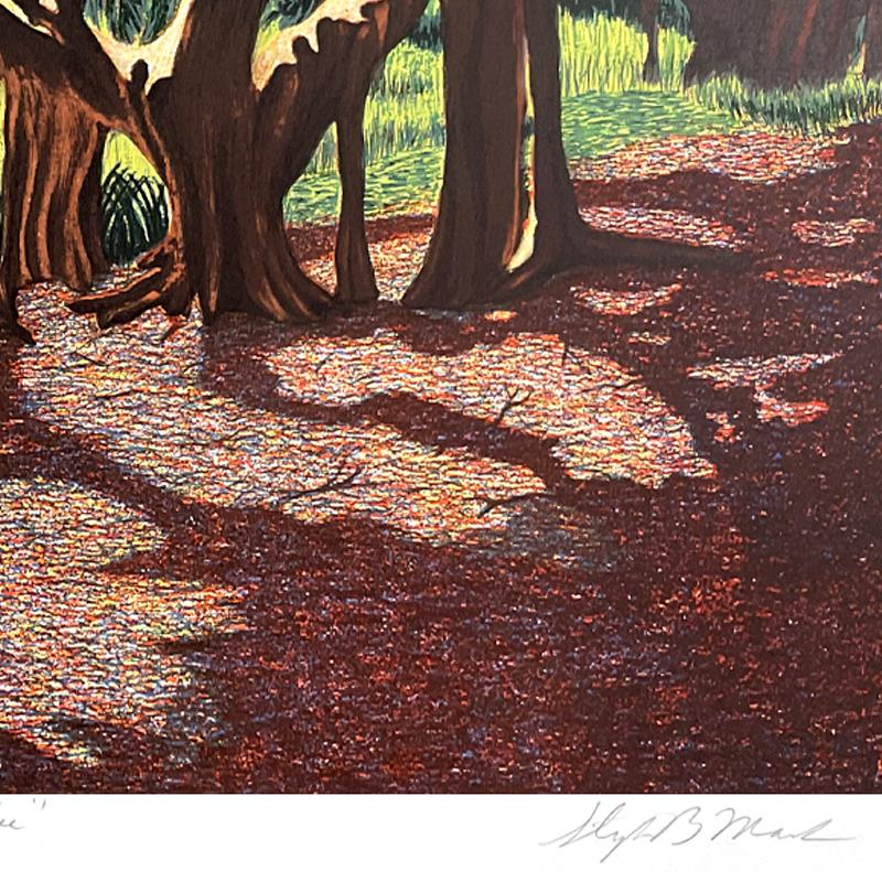 Steve Mack, "Banyan Tree" Limited Edition Lithograph, Numbered and Hand ...