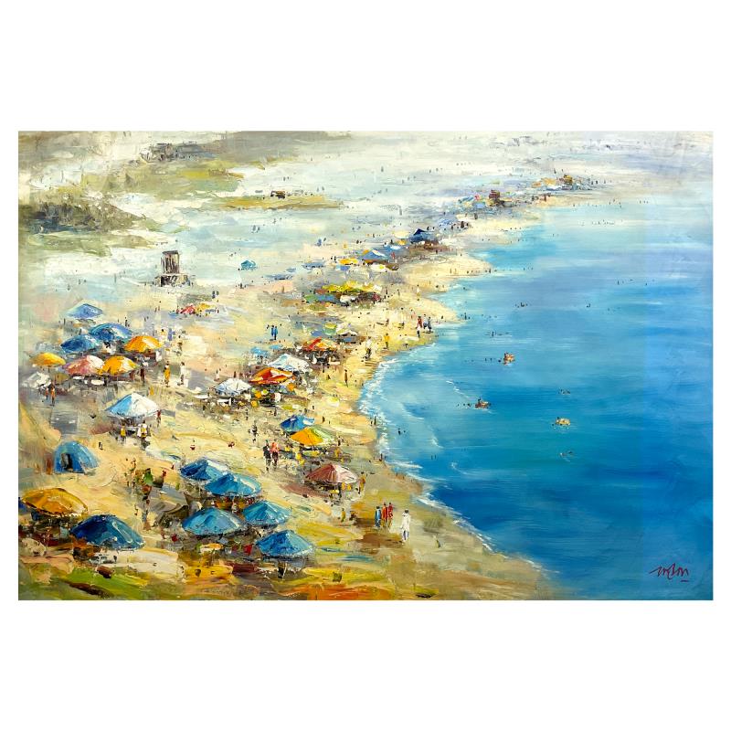 Mani, Original Oil Painting on Canvas (73" x 50"), Hand Signed with ...