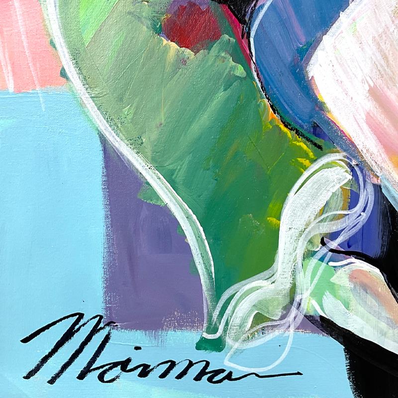 Isaac Maimon, Original Acrylic Painting on Canvas (40" x 30"), Hand ...