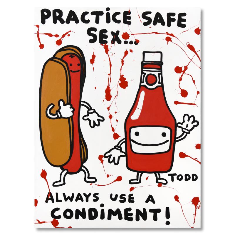 EXPLICIT CONTENT Todd Goldman Original Painting (inappropriate content ...