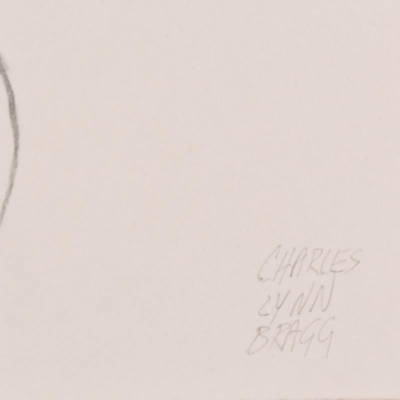 Charles Lynn Bragg, "Jenna" Original Pencil Drawing on Board, Hand ...