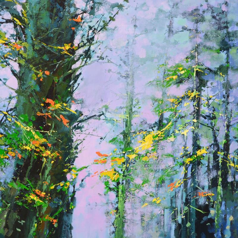 Thomas Leung, "Summer Woods" Original Oil Painting on Canvas Board ...