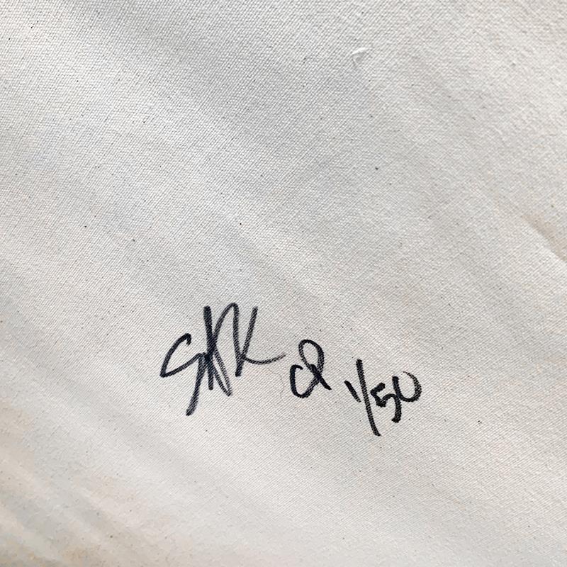 Steve Kaufman (1960-2010), "Elvis" Hand Signed Limited Edition Hand ...