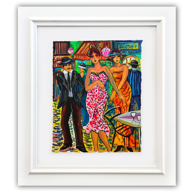 Patricia Govezensky, "Copacabana" Framed Hand Signed Original Painting ...
